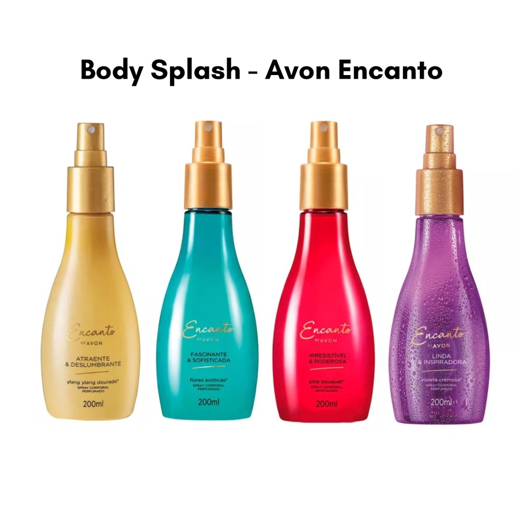 Body Splash Spray corporal Encanto 200ml - Avon | Original | Shopee Brasil