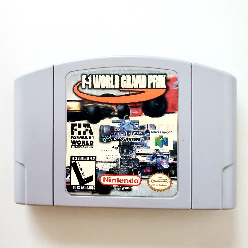 F1 World Grand Prix Nintendo 64 N64 Original | Shopee Brasil