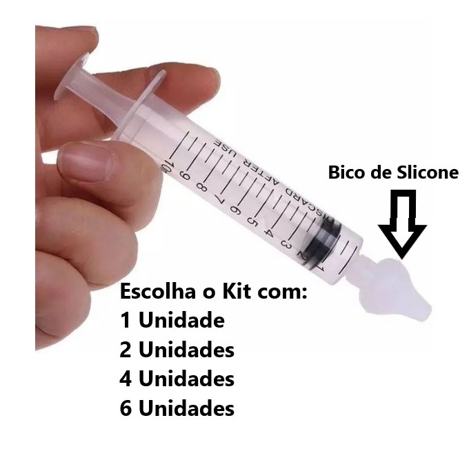 Seringa Lavagem / Aspirador Nasal Para Bebe / Adolescente / Crianças ...