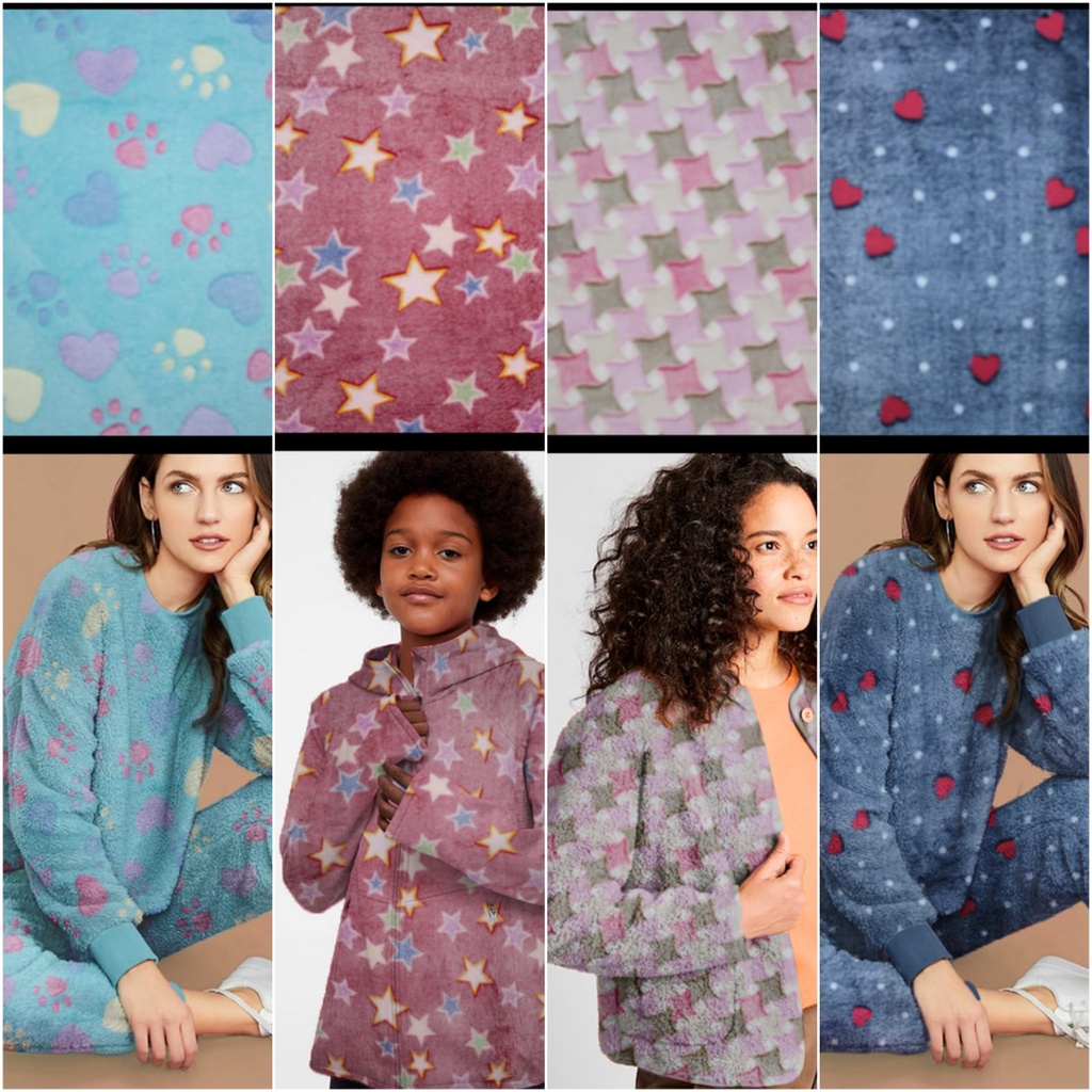 Tecido Fleece Multicolor 1m x 1,60m, várias cores! | Shopee Brasil