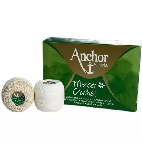 Linha Mercer Crochet Nº 60 - Anchor/Corrente 100% Algodão | Shopee Brasil