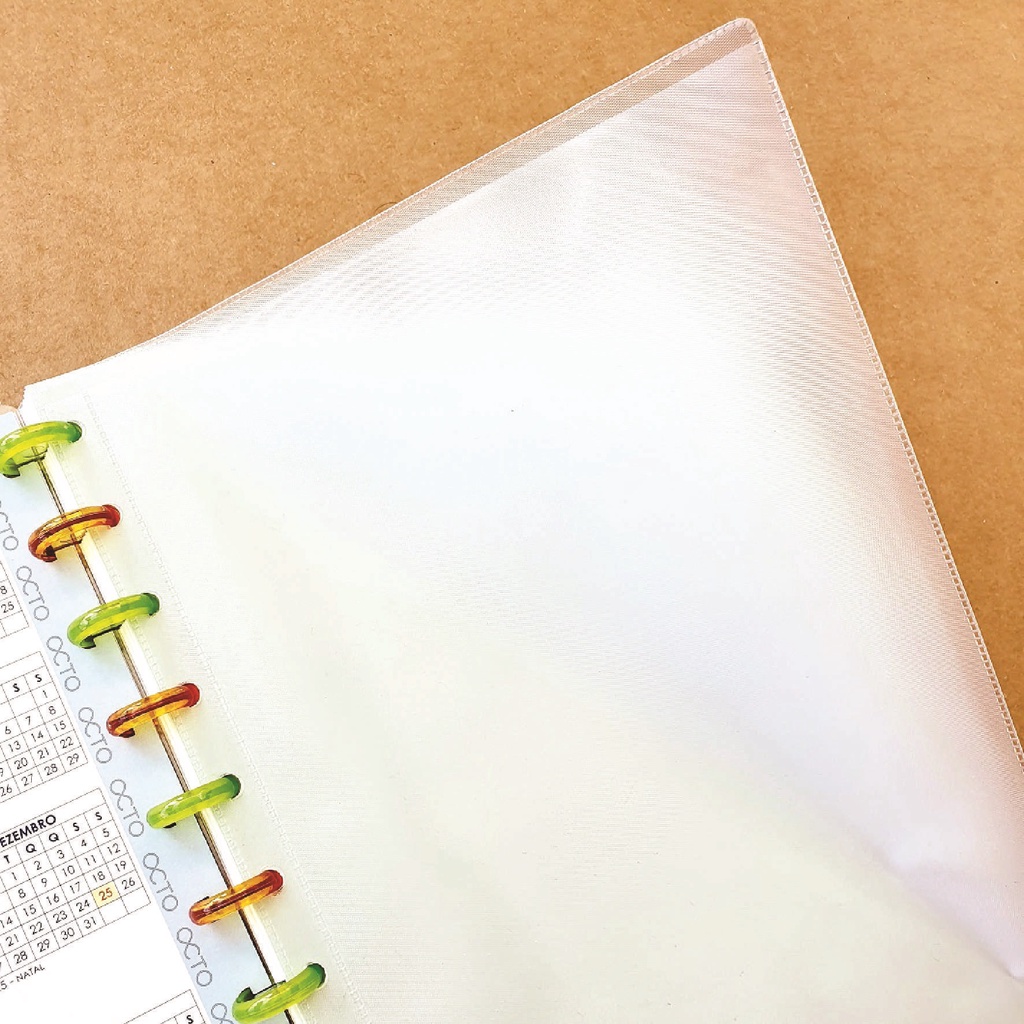 Envelope Translucido para Caderno de Disco - Octo | Shopee Brasil