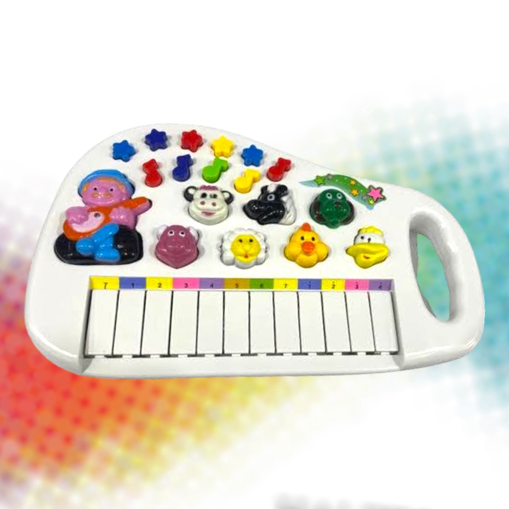 Piano Teclado Animal Brinquedo Infantil Sons Fazenda Sitio Teclado ...