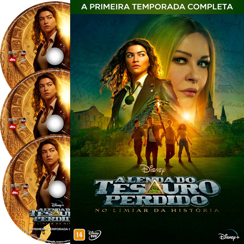 DVD - Série A Lenda do Tesouro Perdido -1ª Temp Disney | Shopee Brasil