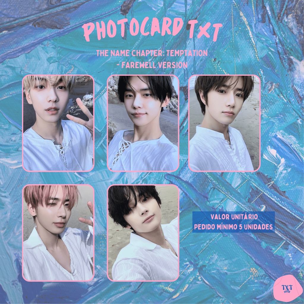 PHOTOCARD TXT (TOMORROW X TOGETHER) THE NAME CHAPTER TEMPTATION ...