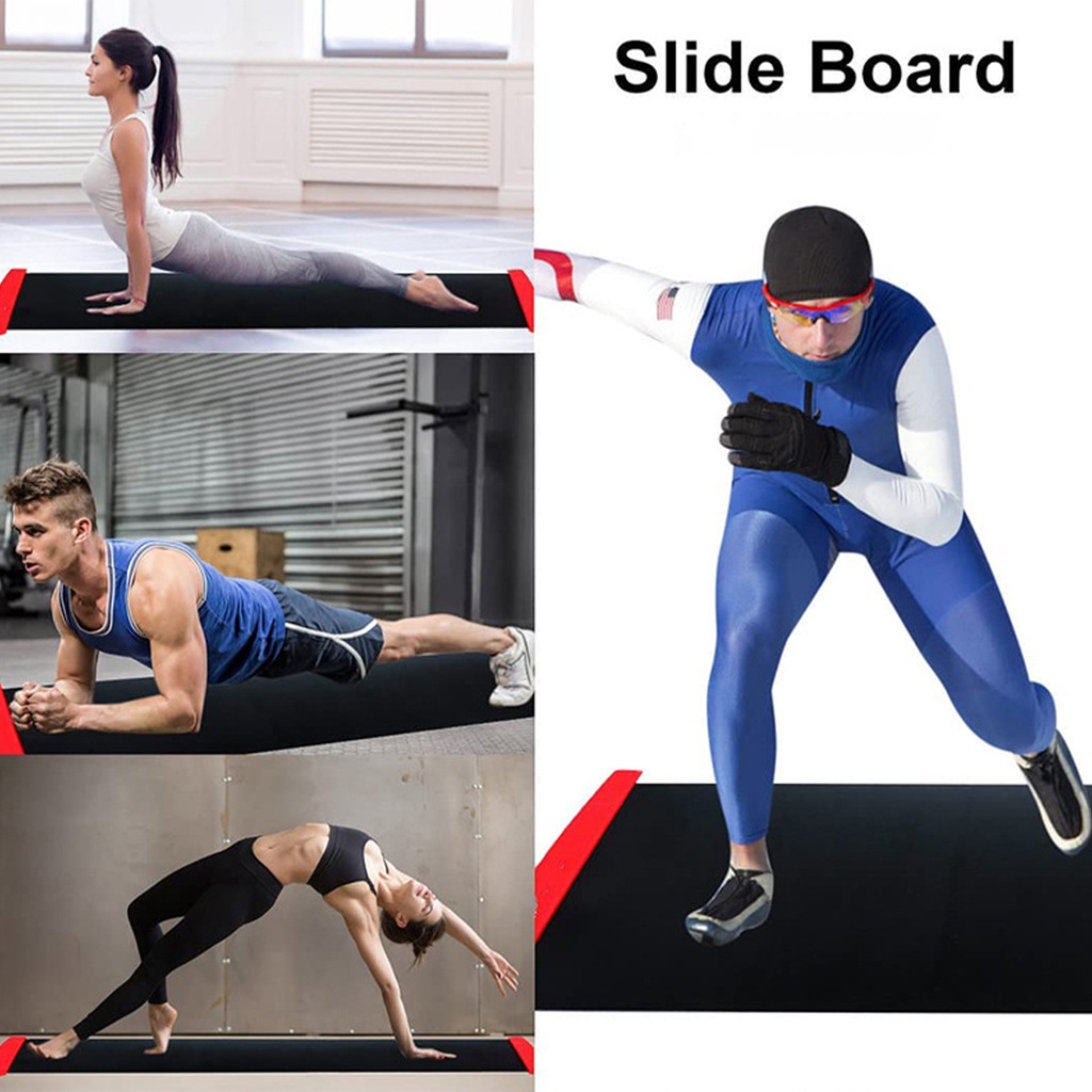 Slide Board Para Fisioterapia Treinamento + Sapatilha com 2m de ...