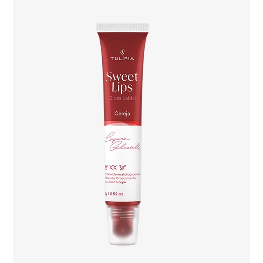 SWEET LIPS GLOSS LABIAL SABOR CEREJA | Shopee Brasil