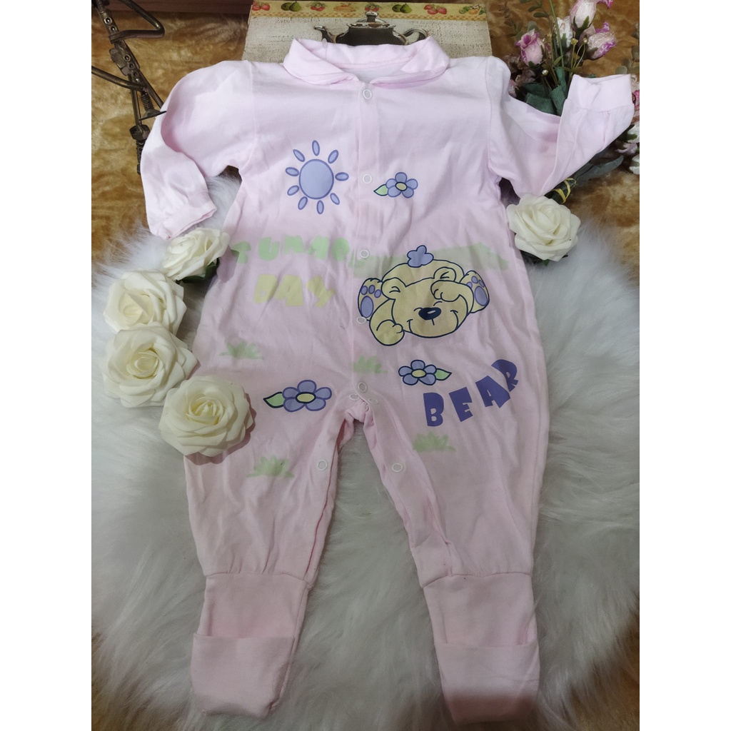 Macacão Bebê Feminino Longo (Inverno) Algodão, Baby Xanty, Tam:G | Shopee Brasil
