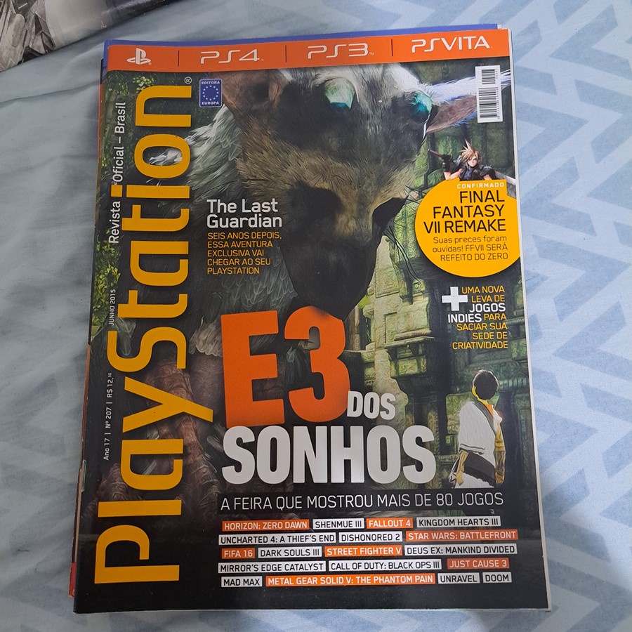 revista playstation numero 207 com poster | Shopee Brasil