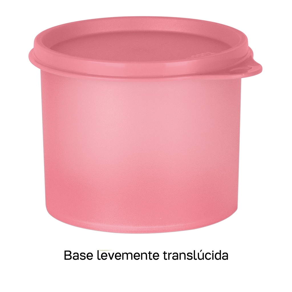 TUPPER REDONDINHA 500ML ROSA QUARTZO - TUPPERWARE | Shopee Brasil
