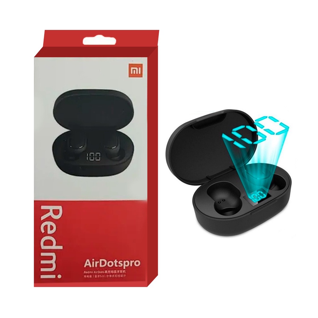 Fone de Ouvido Xiaomi Redmi Airdots 2 Esportivo com Visor Bateria ...