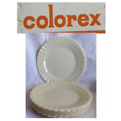5 pratos de lanche colorex anos 70 novos (p53) | Shopee Brasil