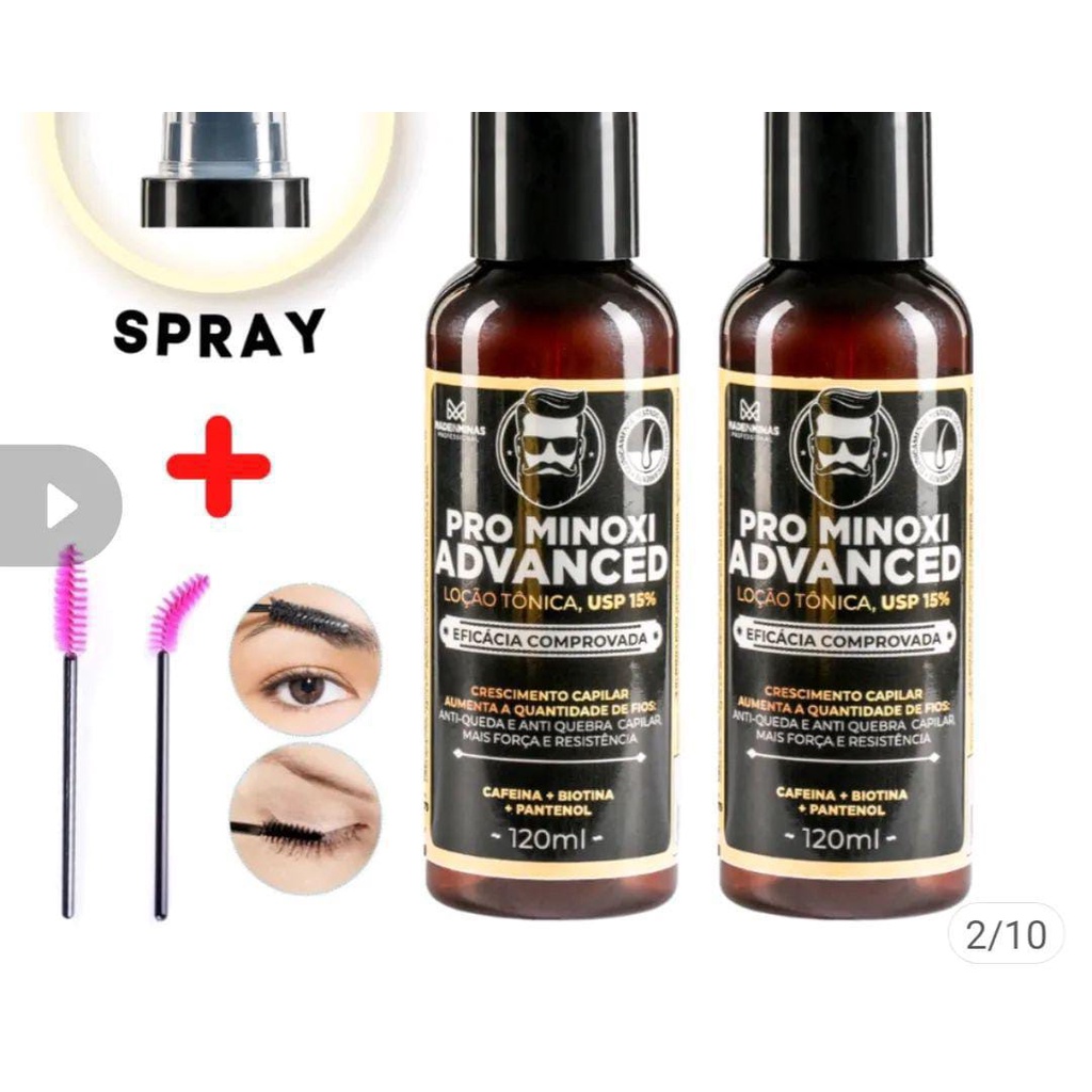 Pro minoxi advanced 120ml | Shopee Brasil