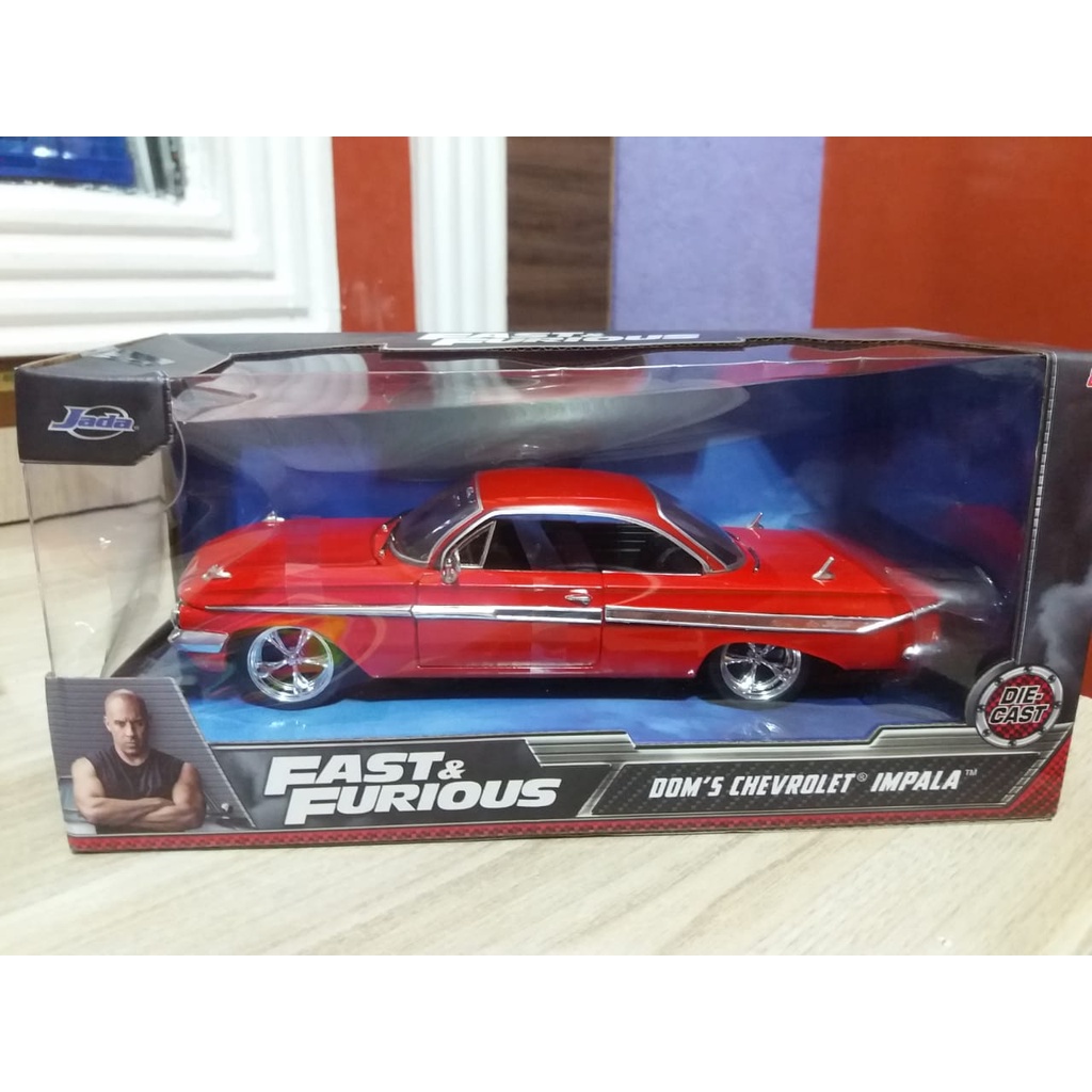 Dom's Chevrolet Impala Fast & Furious Velozes & Furiosos 1:24 Jada ...
