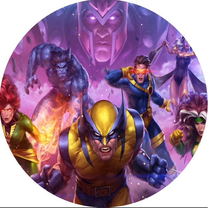 Painel De Festa Redondo Sublimado Em Tecido Tema X - Men | Shopee Brasil