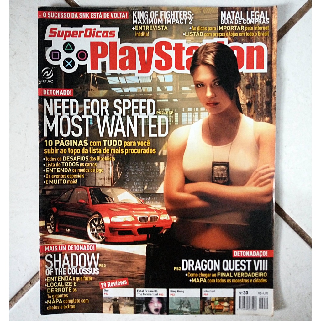 Revista Super Dicas Playstation Nº 30 com detonado de Need for Speed ...