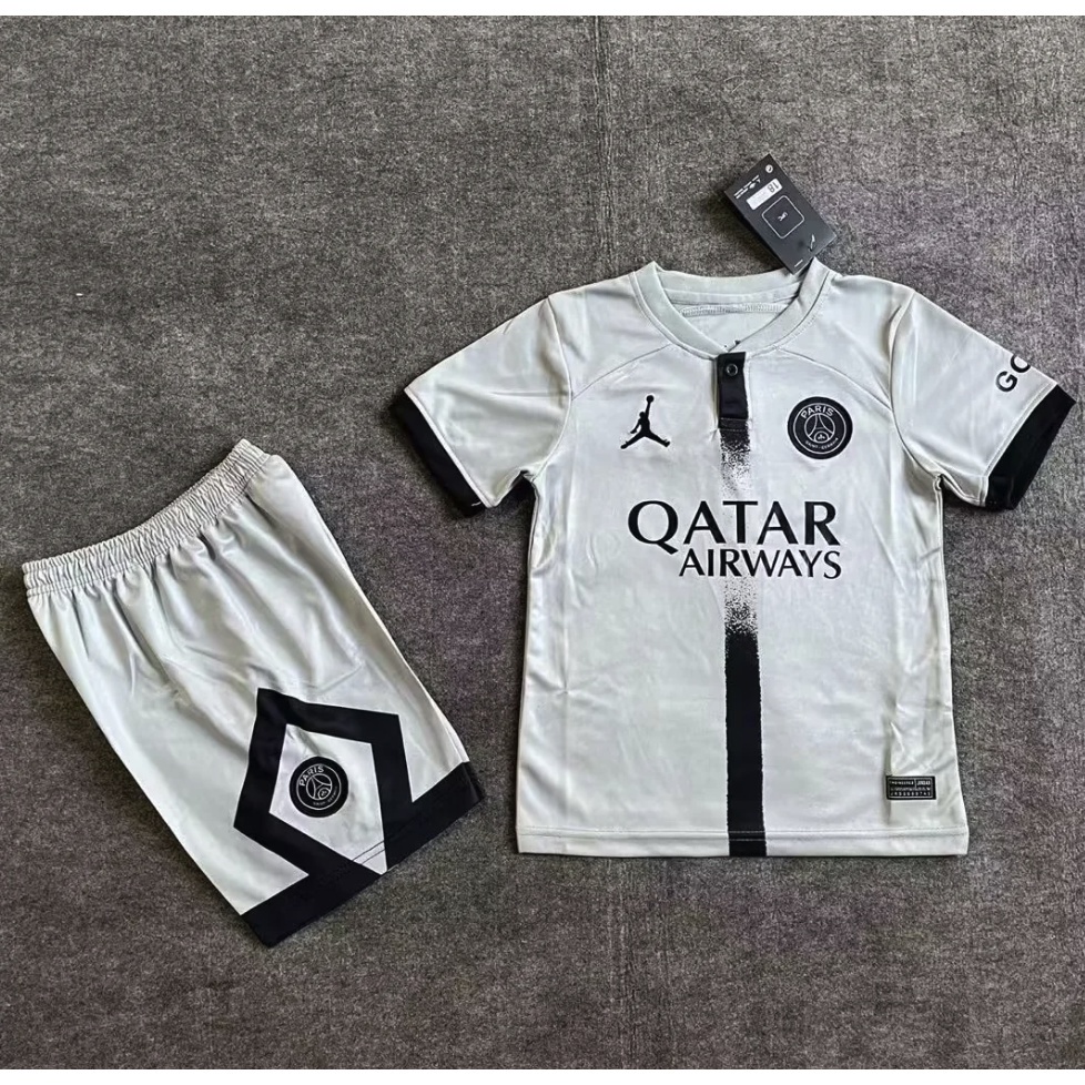 2022/23 Kids PSG II Team Kit Conjunto De Camisas De Futebol | Shopee Brasil
