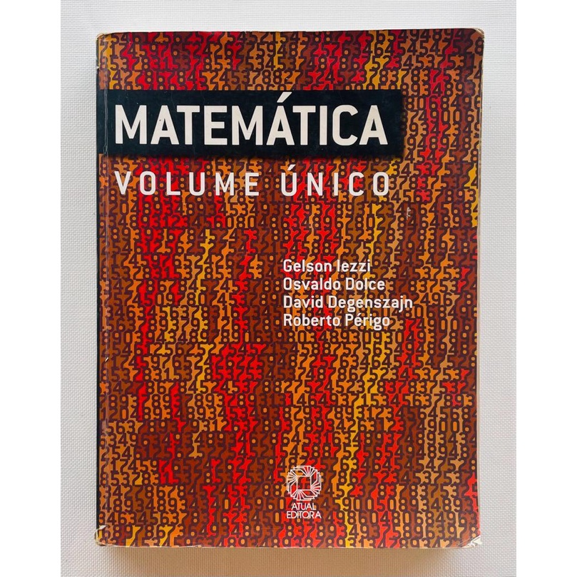 Matemática Volume Único Gelson Iezzi | Shopee Brasil