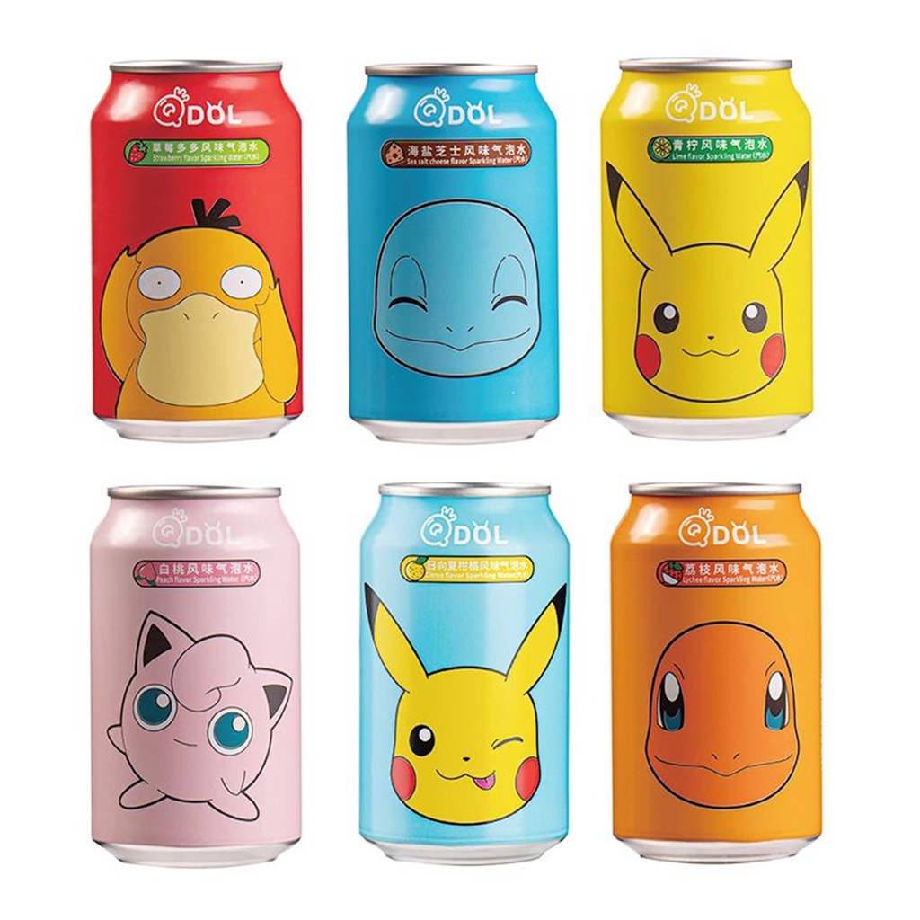 Refrigerante Pokemon 330ml Importado Qdol - 1 Unidade | Shopee Brasil