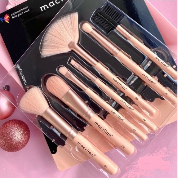 Kit de Pincel C/7 Unidades Macrilan KP9-4 | Shopee Brasil