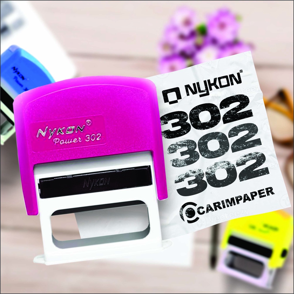 Kit com 8 Carimbos Nykon 302 - Medida 38x14mm | Shopee Brasil