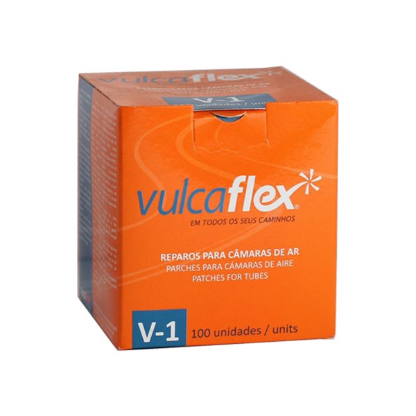Remendo A Frio V-1 040Mm Caixa Com 100 Pecas - V-1 - Vulcaflex | Shopee Brasil