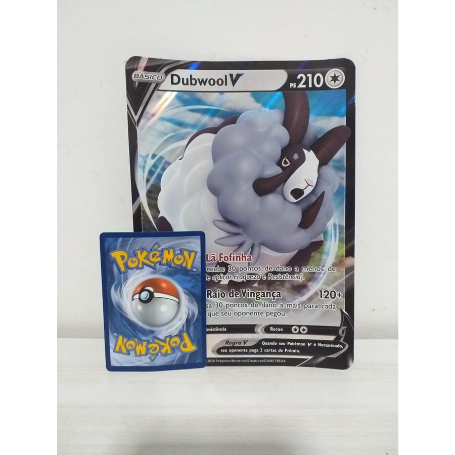 Carta Gigante Pokemon Dubwool V Português Card | Shopee Brasil