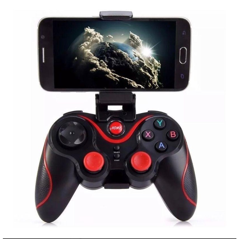 Controle de Jogo Gamepad V8 Celular Joystick Wireless Android PC ...