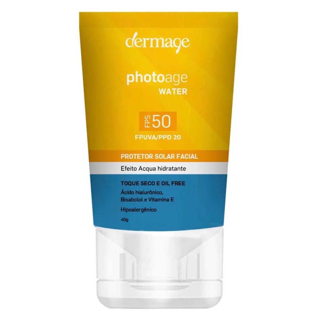 Protetor Solar Dermage Photoage Facial Water FPS50 40g | Shopee Brasil