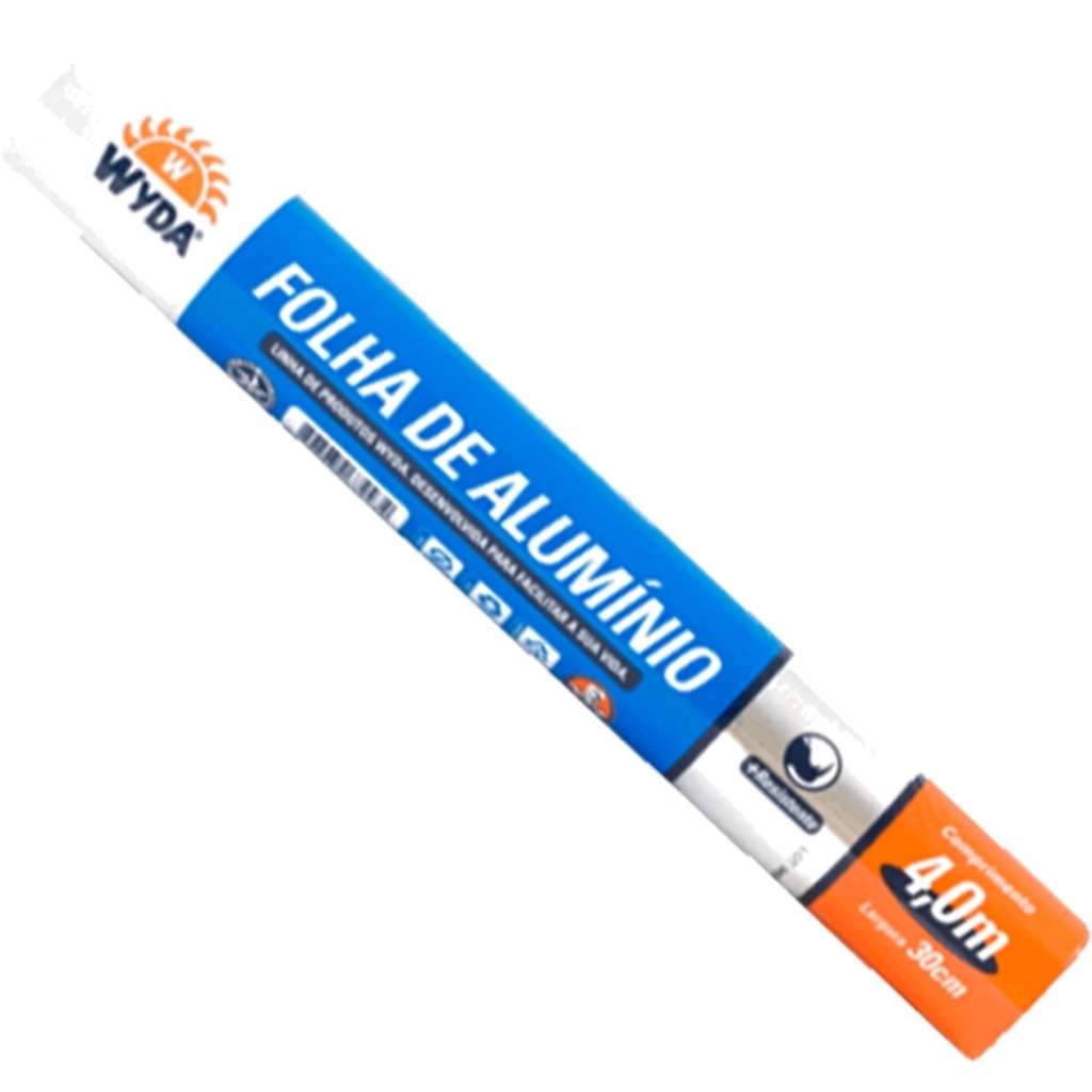 Papel Alumínio De 30 cm x 4 M WYDA | Shopee Brasil
