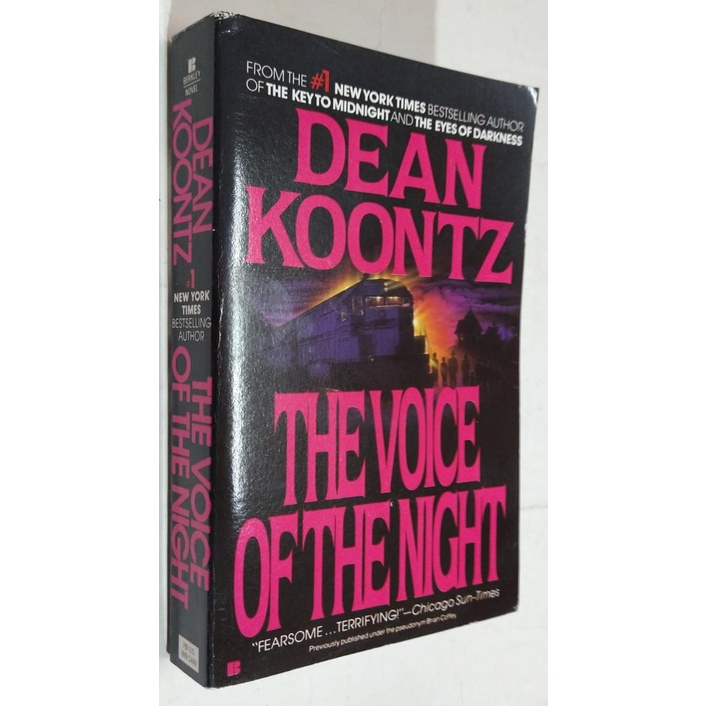 LIVRO - The Voice of the Night - Dean Koontz | Shopee Brasil