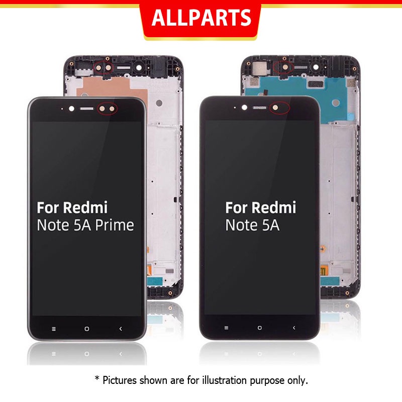 Tela Frontal Display do XIAOMI Redmi Note 5A LCD Touch Completo ...