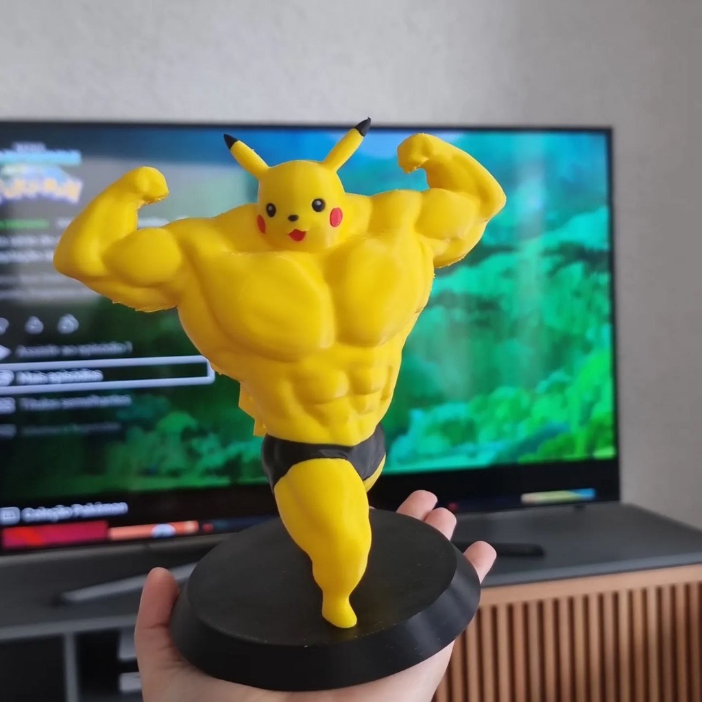 Pokemon Pikachu modelo Musculoso/ Bombado | Shopee Brasil
