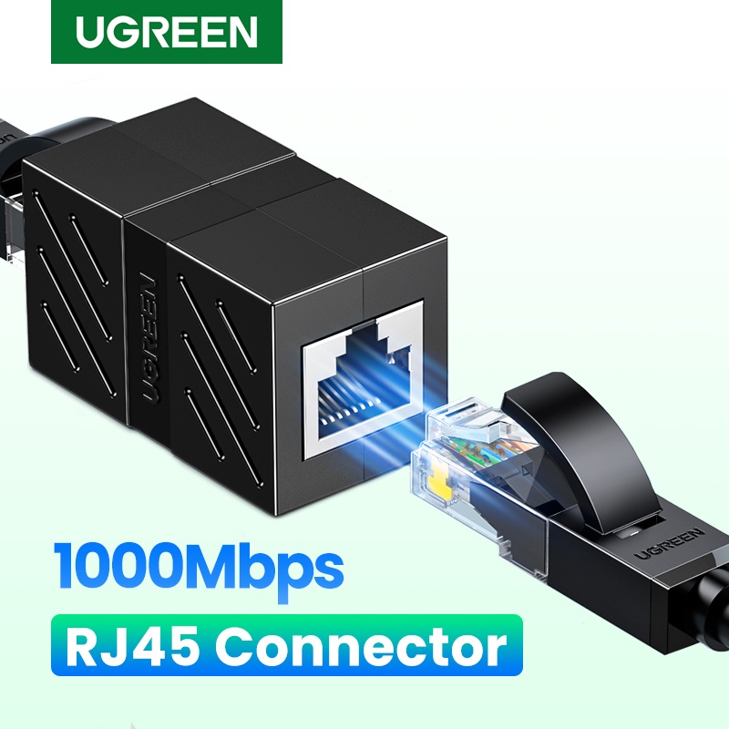 Extensor de Rede RJ45 Gigabit Ethernet Conector Fêmea para CAT7 ...