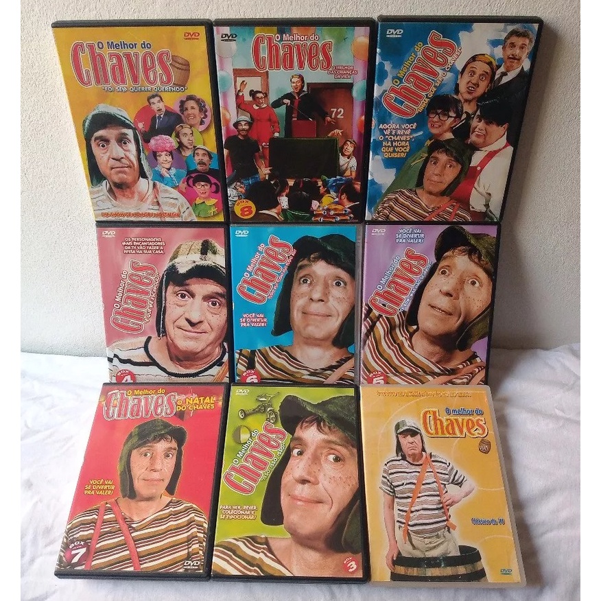 Lote Dvd série Chaves original Bolaños Kiko Série Tv seu Madruga ...