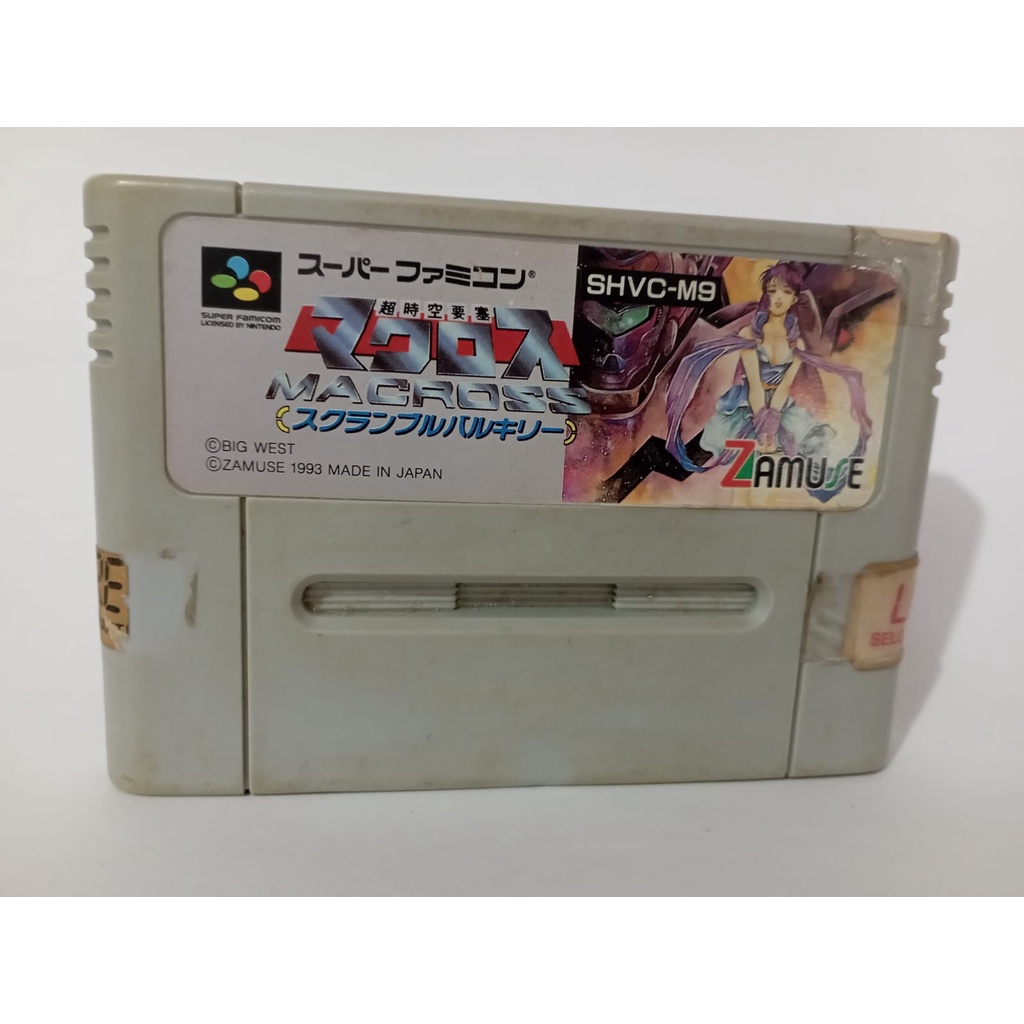 JOGO Fita/ Cartucho P/ Super Nintendo Snes MACROSS | Shopee Brasil