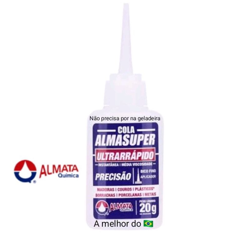 Cola Alma Super Instantânea Precisão 20g 1 Unidade Ultrarrápida de ...