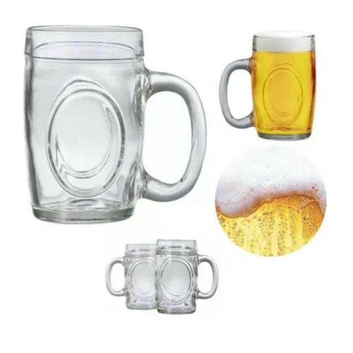 Jogo 2 Canecas De Chopp Fritz - Wheaton | Shopee Brasil