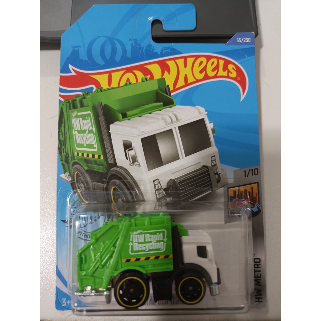 Miniatura Hot Wheels - Caminhão Total Disposal - HW Metro | Shopee Brasil