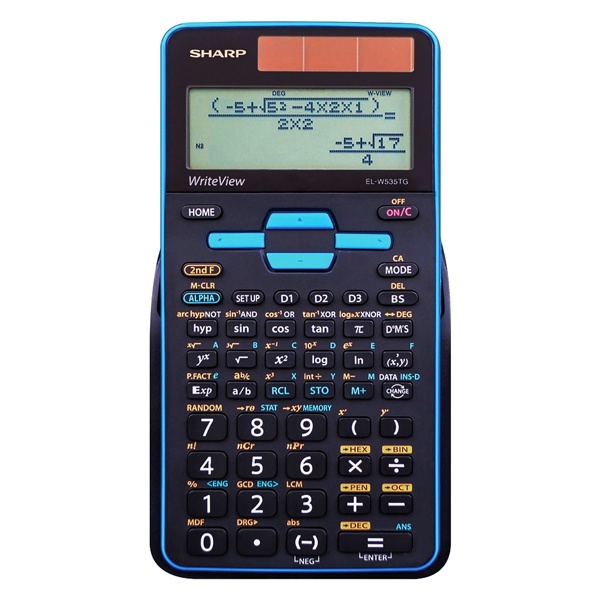 Calculadora Científica Sharp EL-W535TGB-BL com 422 Funções - Preta ...
