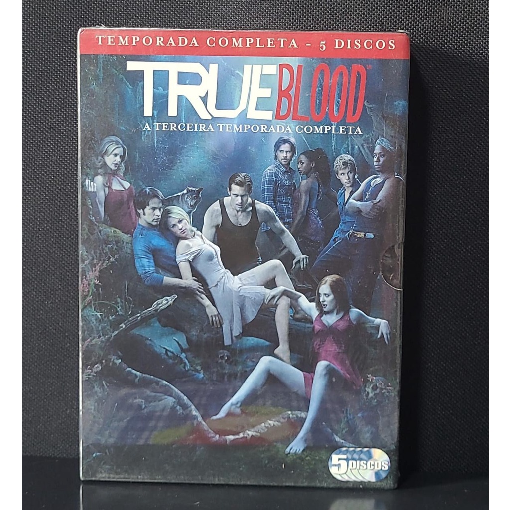 DVD True Blood - 3º Temporada Completa 5 DVDS | Shopee Brasil
