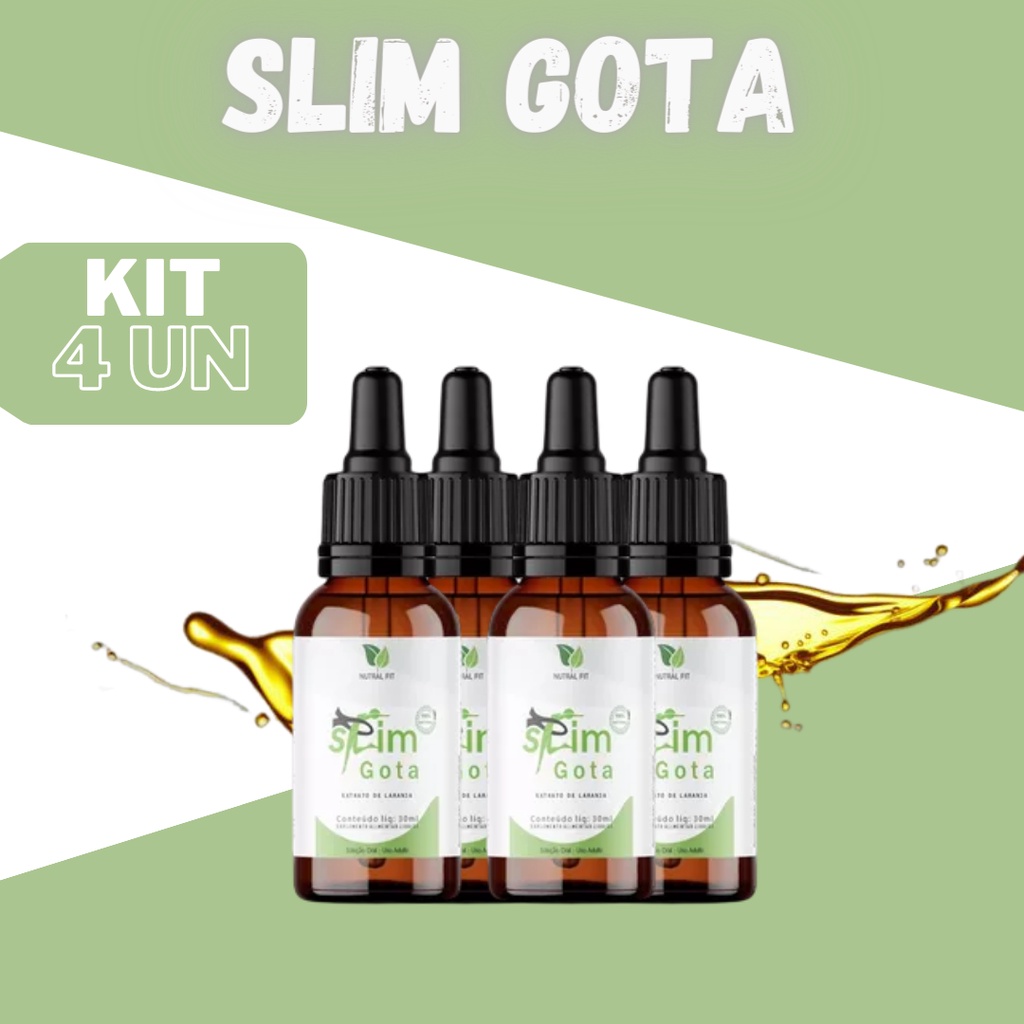 4 SLIM GOTA ORIGINAL MEGA POTENTE | Shopee Brasil