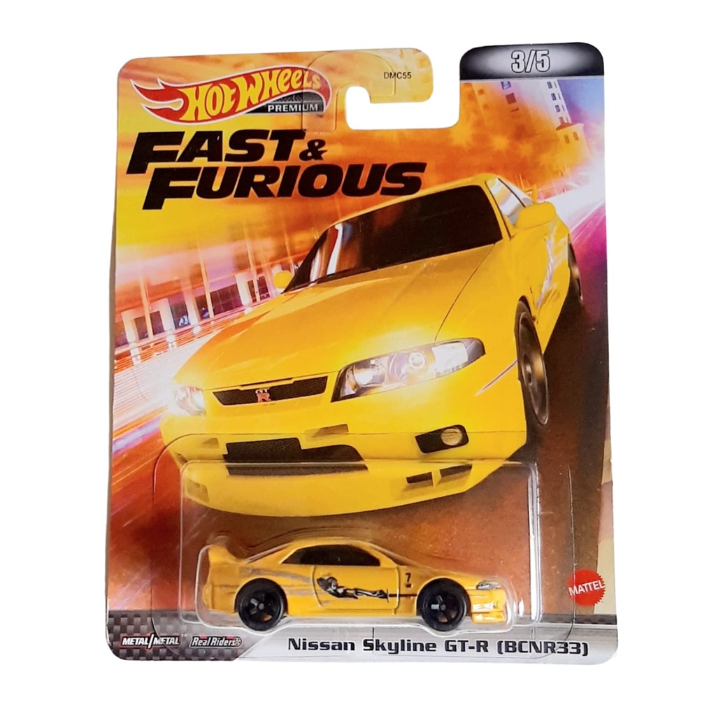 HOT WHEELS PREMIUM FAST & FURIOUS Nissan Skyline GT-R R33 - Desconto no ...