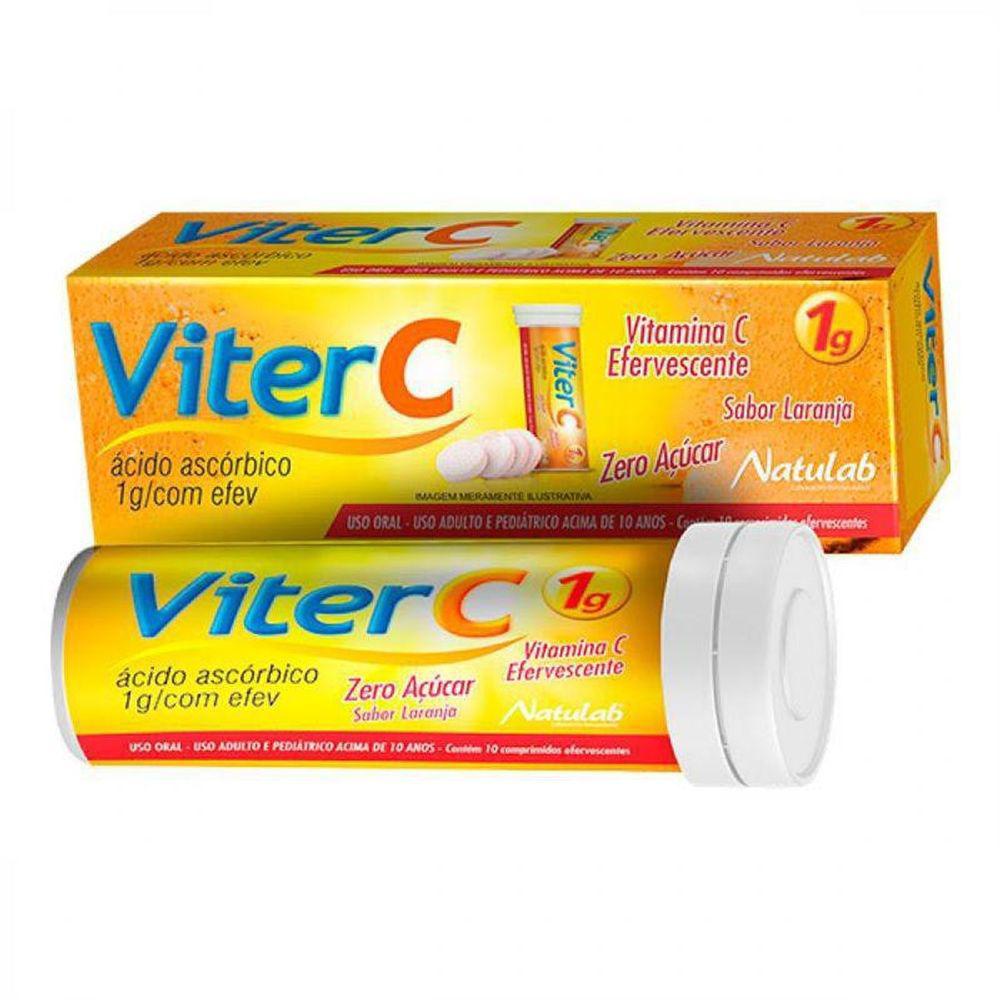 Viter C - Vitamina C Efervescente 1G Com 10 Comp | Shopee Brasil