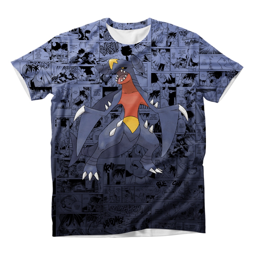Camiseta Mangá Garchomp Anime Pokémon | Shopee Brasil