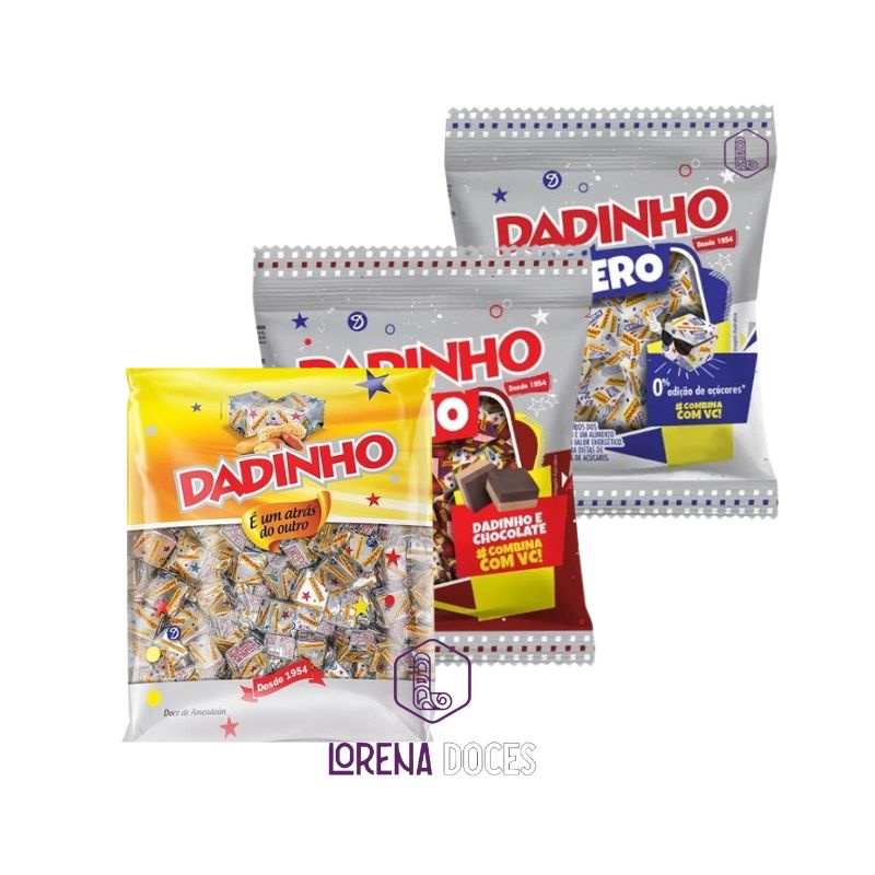 Doce de Amendoim Dadinho 600g Tradicional DUO, Zero doce de Amendoim ...