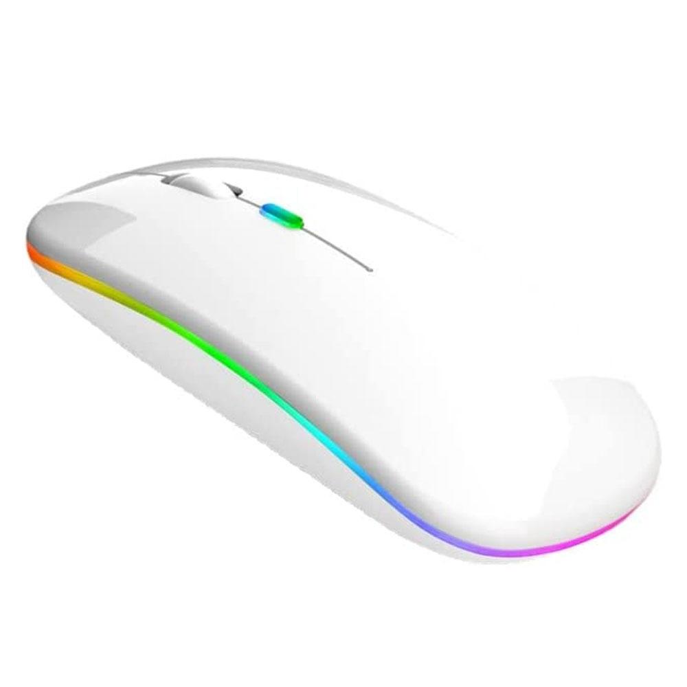 Mouse Sem Fio Recarregável Ergonômico Led Rgb Envio Rápido | Shopee Brasil