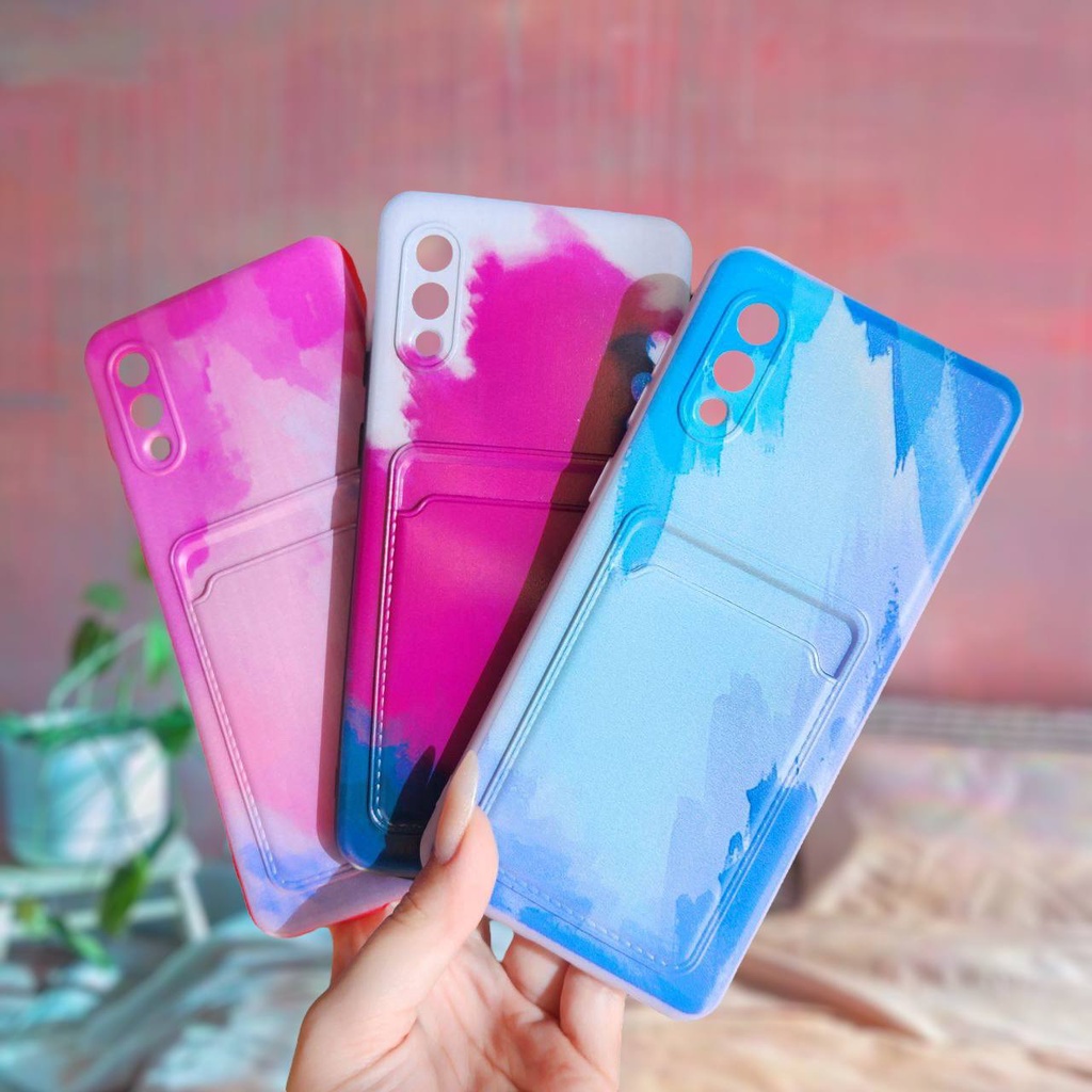 Capa Capinha Samsung Galaxy A02 Aveludada Com Porta Cartão | Shopee Brasil