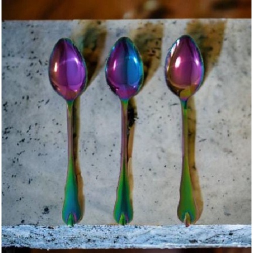 Kit Com 6 Colheres Inox Furta Cor Ref:0143 | Shopee Brasil