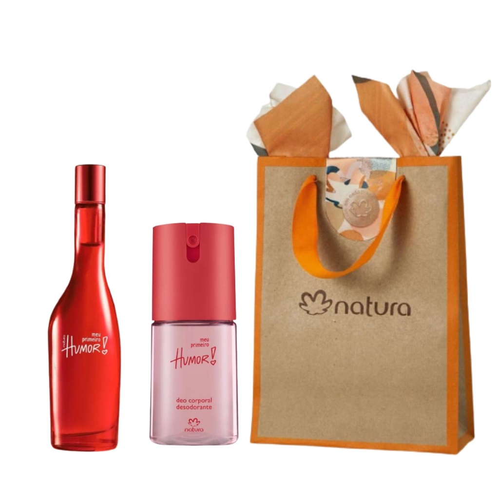 Presente Natura Meu Primeiro Humor Natura | Shopee Brasil